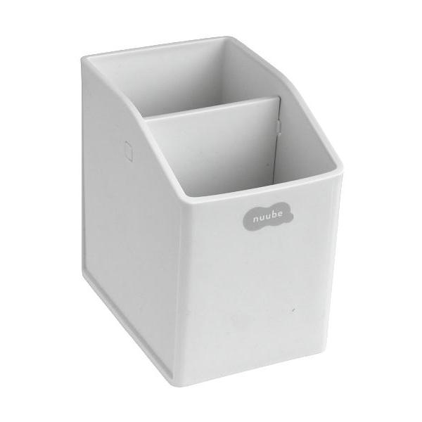 ペンスタンドです。仕切り付きのペンスタンドです。同シリーズと組み合わせてカスタマイズできます。●サイズ(約)・70×100×105mm●色・ホワイト●材質・ポリエチレン●用途・ペンスタンド 収納 ケース ボックス 文具 オフィス 事務用品●...