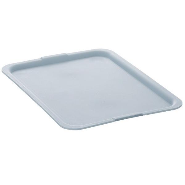 ○プレーンボックス　Ｌ　専用のフタです。『プレーンボックス　Ｌ』本体は別売りです。□外寸サイズ（約）・３８１×２７２×１６ｍｍ□色・ライトブルー□耐熱温度・１２０度□耐冷温度・−２０度□原料樹脂・ポリプロピレン□用途・プレーンボックスの蓋□...