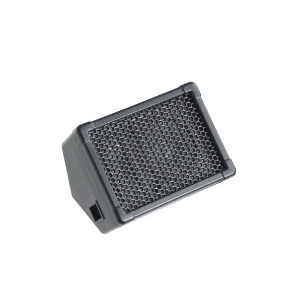 ミニチュアです。1/12スケールのミニチュアのモニタースピーカーです。フィギュアなどと一緒に使えば世界が広がります。インテリアとして飾っても楽しめます。●サイズ(約)・47×40×高さ37mm●原料樹脂・本体:ポリスチレン 網:スチール●用...