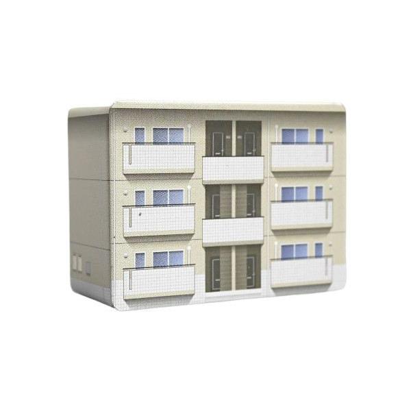 ミニチュア缶です。ビルがプリントされたミニチュア缶です。フタがあき小物を収納することができます。※色・柄の指定はできません●外寸(約)・34×21×46mm●材質・スチール●用途・缶 ブリック ミニチュア ディスプレイ●キーワード・かん ぶ...