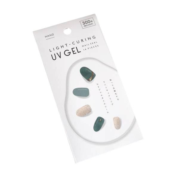 ジェルネイルシール、14枚入りです。自然光やUVライトで硬化するジェルネイルです。爪ヤスリとウッドスティック付きです。※パッケージの表示価格は店頭販売価格の為、当店販売価格とは異なります●サイズ(約)・シート:98×50mm●材質・本体:P...