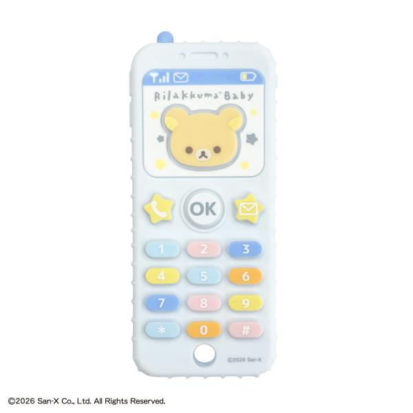 ＼「そのスマホ、貸して！」が楽しい遊び時間に／本物のスマホに興味津々な赤ちゃんへ。リラックマベビーの「バブフォン」は、カミカミできる歯固めと、ポチポチ・ぽこぽこ押せる指先遊びがひとつになった、6ヶ月以上向けのスマホ型ベビートイです。やわらか...