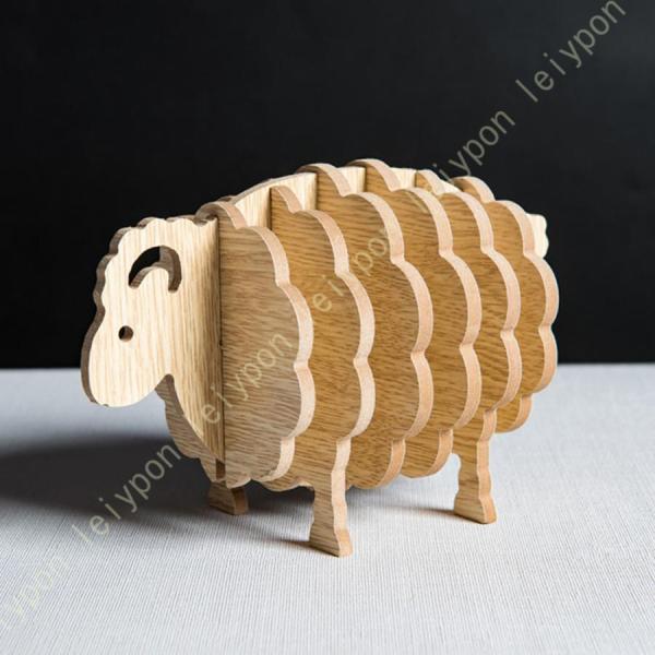 商品の説明 製品：デザイン1=15*9*10cm(7枚コースター)、デザイン2=26*14*18(11枚コースター)。具体的な図案は商品画像説明をご覧ください。 ティーカップ、ティーポットなどを置くだけで雰囲気一変お茶の時間をもっと楽しみま...