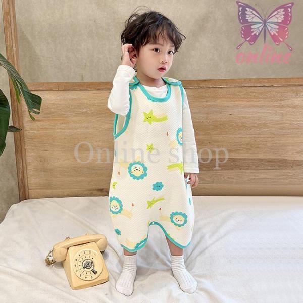 ■ 品名：赤ちゃん寝袋■ 素材：綿混紡■ カラー：全8色■ サイズ：80-120スリーパー ガーゼ メッシュ 赤ちゃん ハンスパンプキン 夏用クールスリーパー ジッパー型 ベビー キッズ ガーゼ スリーパー 綿 コットン 出産祝い オールシ...