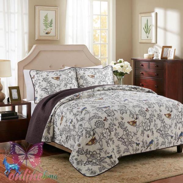 【セット内容】：ベッドカバー?230*250cm（1枚）+枕カバー?50*70cm（2枚）　【素材】：表地　コットン　充填物：コットン　（小さなお子様やお年寄りの方はもちろん、お肌の弱い方まで、誰でも安心してお使い頂けます。）【オールシーズ...