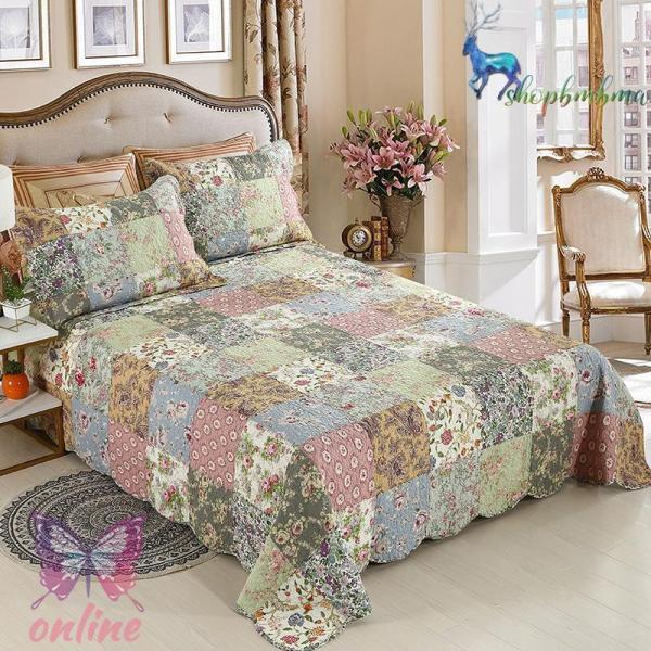 【セット内容】：ベッドカバー?230*250cm（1枚）+枕カバー?50*70cm（2枚）　【素材】：表地　コットン　充填物：コットン　（小さなお子様やお年寄りの方はもちろん、お肌の弱い方まで、誰でも安心してお使い頂けます。）【オールシーズ...