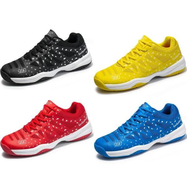 テニスシューズ メンズ 白 パワークッション オールコート オムニコート用 硬式 軟式 オムニクレー カーペットコート用 通気性大人 ハードコート 幅広 砂入り人工芝 ゲームコート ソフトテニス 大きいサイズ 練習【通気性がある素材】アッパ...