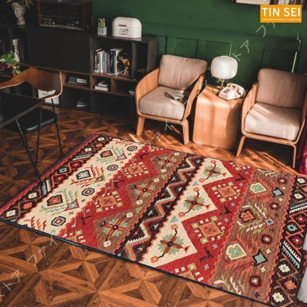 [組成]：ポリエステル　 　 　            [厚さ]約6mm   　  シンプルなデザインは、お部屋の雰囲気をがらりと変えます！ 洋室はモダン、和室に敷いてもモダンな印象に早変わり♪　　 お部屋に明るくなる、陽気で、親切な感じを...