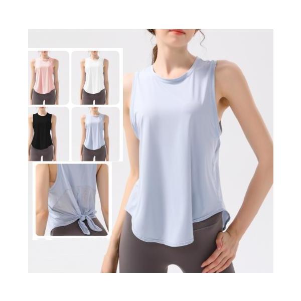■商品説明■タンクトップ一年を通して着用しやすい半袖のヨガトップス。ブラトップの上のレイヤードタンクトップとして活躍します。女性らしい抜け感を演出してくれるゆったりと開いたネックラインに、アームホール の切り替えがないドルマンスリーブがスト...