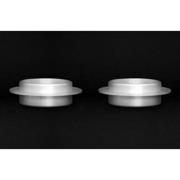 ハイパコ テンダーシート ID:65 (65mm)　2個セット 品番：HC65-TSPACER アルミ削り出し ＋ ホワイトアルマイト (HYPERCO TENDER SHEET 正規品)