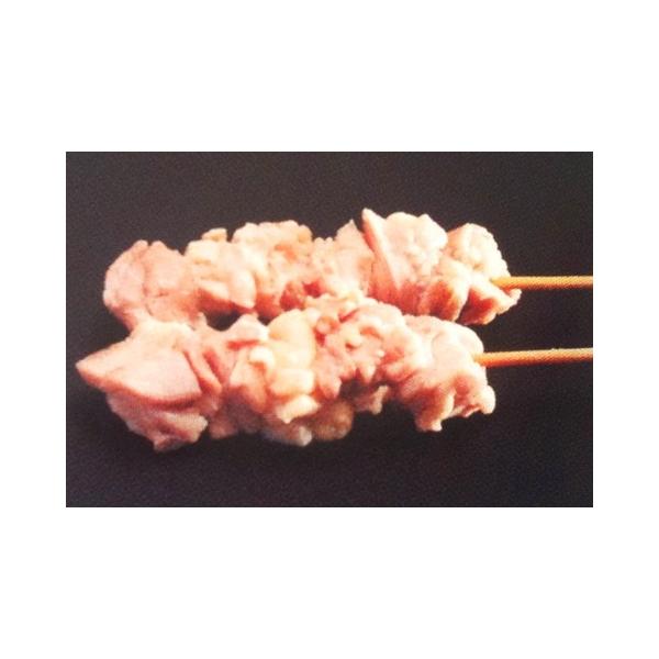 スチーム処理済。解凍して焼くだけの便利な焼き鳥串。