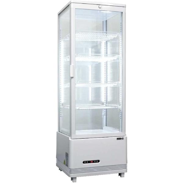 型番：R4G-130SLWカラー： ホワイト電源：単相100V (50/60Hz)外形寸法：幅×奥行×高さ(mm) 454×408×1285庫内寸法：幅×奥行×高さ(mm) 395×350×910有効内径寸法：幅×奥行(mm) ●底面寸法：...