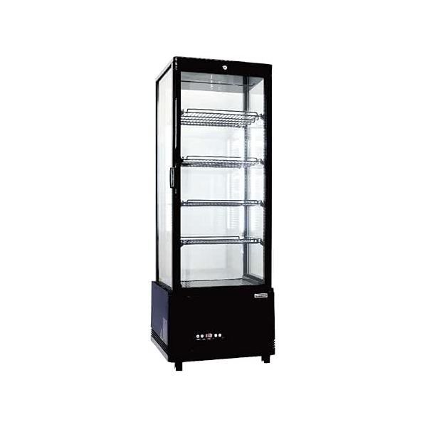 型番：R4G-130SLBカラー：ブラック電源 ：単相100V (50/60Hz)外形寸法：幅×奥行×高さ(mm) 454×408×1285庫内寸法：幅×奥行×高さ(mm) 395×350×910有効内径寸法：幅×奥行(mm) ●底面寸法：...