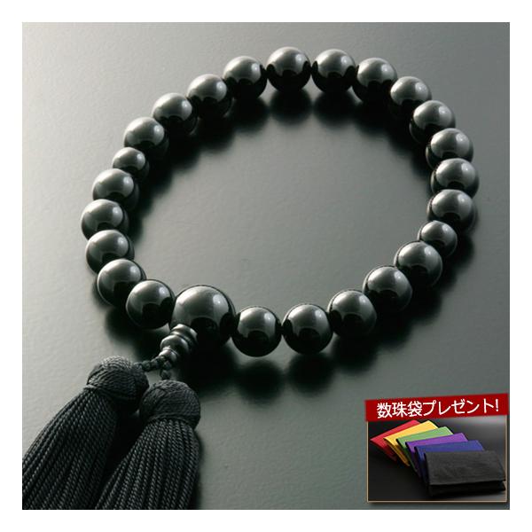 ◆ポイント10%！選べるお数珠袋プレゼント！【キーワード】念珠 京都 送料無料 お葬式 仏具 法事 冠婚葬祭 京仏壇はやし 男性用数珠 男性