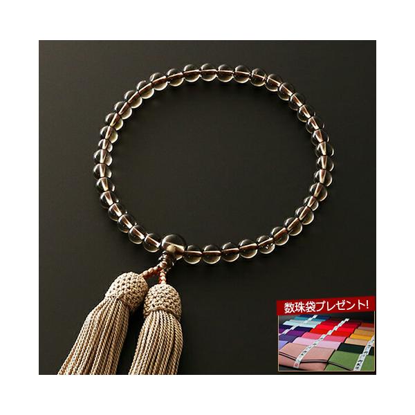 ◆ポイント10%！選べるお数珠袋プレゼント！【キーワード】念珠 京都 略式 片手 一輪 タイガーアイ お葬式 数珠 念珠 仏具 数珠入れ 冠婚葬祭 男性用数珠 念珠