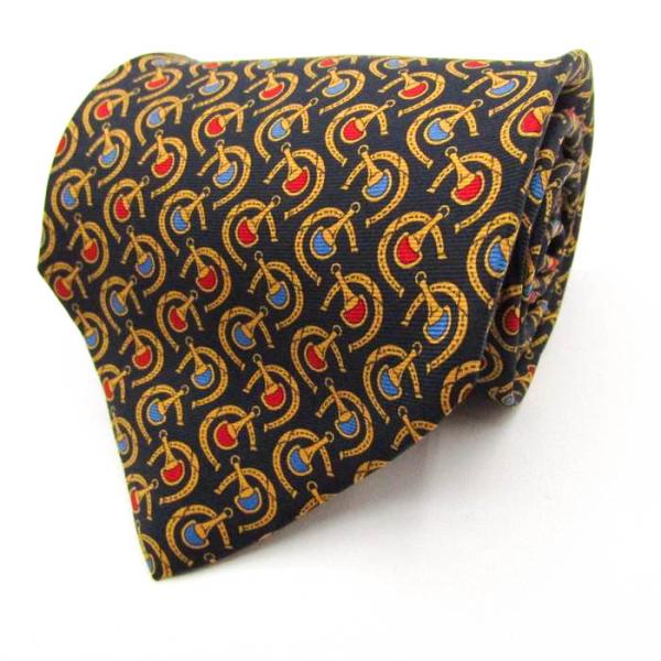■商品情報[管理番号]hh41645[対象]メンズ[カラー]ネイビー[生産国]イタリア製[特徴]厳選された逸品です[素材]素材タグを撮影しておりますので、ご確認下さいませ。[サイズ]ネクタイ全長：約-cm大剣幅：約9.5cm小剣幅：約-cm...