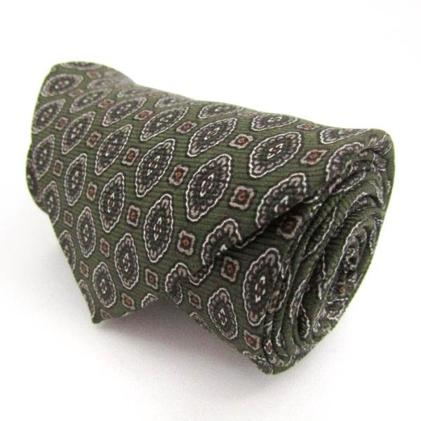 ■商品情報[管理番号]hh49033[対象]メンズ[カラー]カーキ[生産国]-[特徴]厳選された逸品です[素材]素材タグを撮影しておりますので、ご確認下さいませ。[サイズ]ネクタイ全長：約-cm大剣幅：約9cm小剣幅：約-cm[付属品]なし...