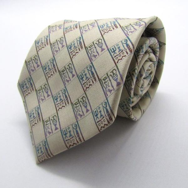 ■商品情報[管理番号]hh56424[対象]メンズ[カラー]ベージュ[生産国]-[特徴]厳選された逸品です[素材]素材タグを撮影しておりますので、ご確認下さいませ。[サイズ]ネクタイ全長：約-cm大剣幅：約9.5cm小剣幅：約-cm[付属品...