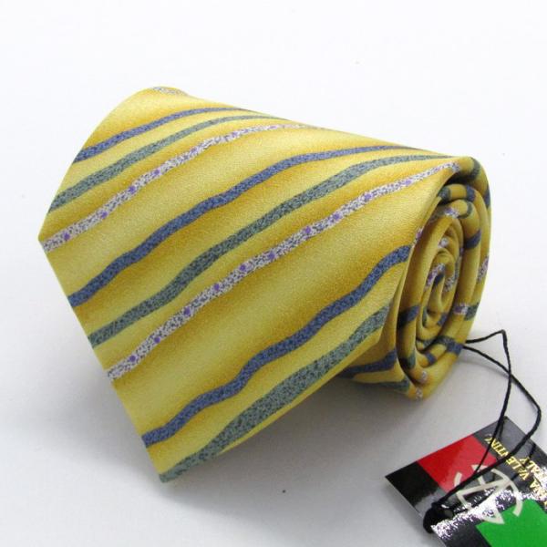 ■商品情報[管理番号]hh56512[対象]メンズ[カラー]イエロー[生産国]-[特徴]厳選された逸品です[素材]素材タグを撮影しておりますので、ご確認下さいませ。[サイズ]ネクタイ全長：約-cm大剣幅：約9.5cm小剣幅：約-cm[付属品...