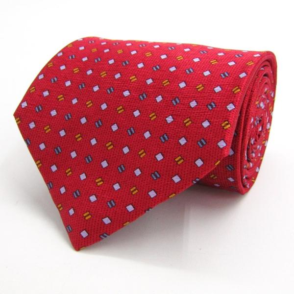 ■商品情報[管理番号]hh59811[対象]メンズ[カラー]レッド[生産国]イタリア製[特徴]厳選された逸品です[素材]素材タグを撮影しておりますので、ご確認下さいませ。[サイズ]ネクタイ全長：約-cm大剣幅：約9.5cm小剣幅：約-cm[...