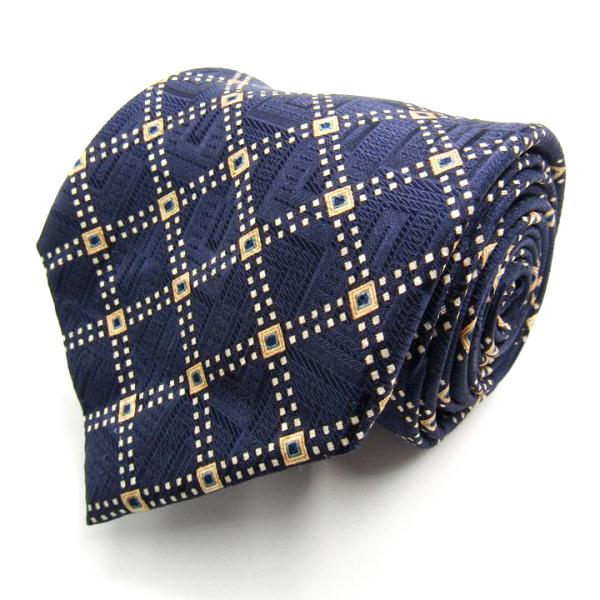 ■商品情報[管理番号]hh61945[ブランド]カナーリ（CANALI）[対象]メンズ[カラー]ネイビー[生産国]イタリア製[特徴]厳選された逸品です[素材]素材タグを撮影しておりますので、ご確認下さいませ。[サイズ]ネクタイ全長：約-cm...