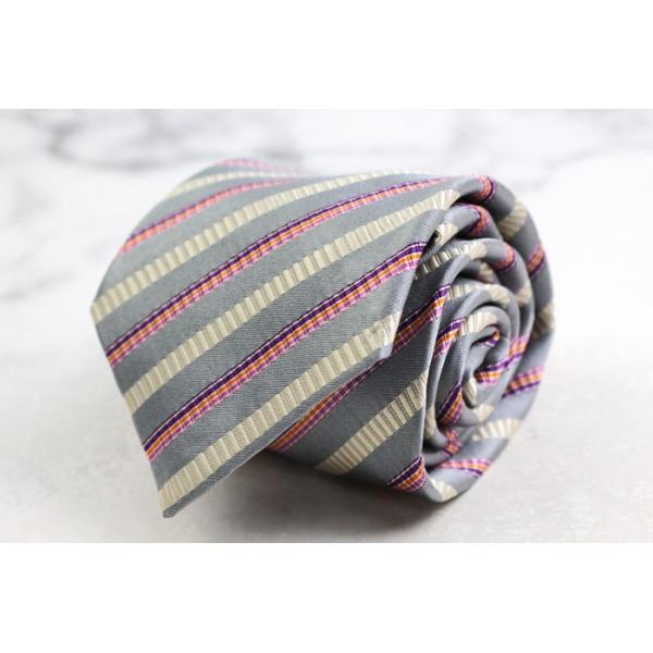 ■商品情報[管理番号]ss84713[ブランド]カナーリ（CANALI）[対象]メンズ[カラー]ライトグレー[生産国]イタリア製[特徴]厳選された逸品です[素材]素材タグを撮影しておりますので、ご確認下さいませ。[サイズ]ネクタイ全長：約-...