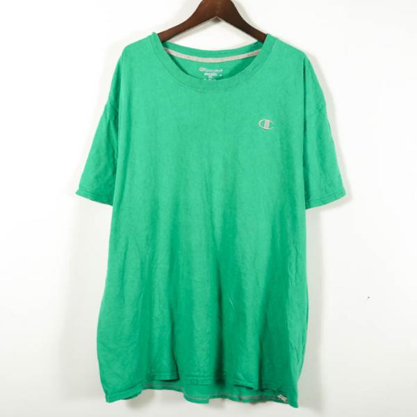 ■商品情報[管理番号]am0022[ブランド]チャンピオン（Champion）[対象]メンズ[カラー]グリーン[特徴]アメリカ直輸入[素材]素材タグを撮影しておりますので、ご確認くださいませ。[表記サイズ]2XL[サイズ]肩幅：約55cm着...