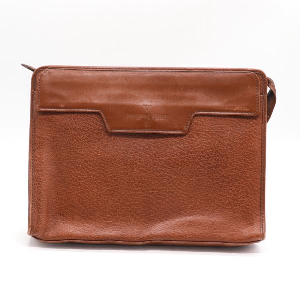 ■商品情報[管理番号]ce1771[対象]メンズ[カラー]ブラウン[サイズ]W約30cm x H約22cmx D約5cm[付属品]なし[状態・コンディション]ランク BこちらはUSED品になりますので、使用に伴い、部分的に少々ダメージはござ...