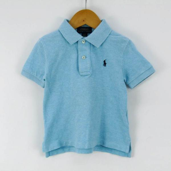 ■商品情報[管理番号]cr559[ブランド]ポロ・ラルフローレン（POLO RALPH LAUREN）[対象]ベビー 男の子用[カラー]ブルー[素材]綿100%[表記サイズ]2[付属品]なし[状態・コンディション]ランク BこちらはUSED...