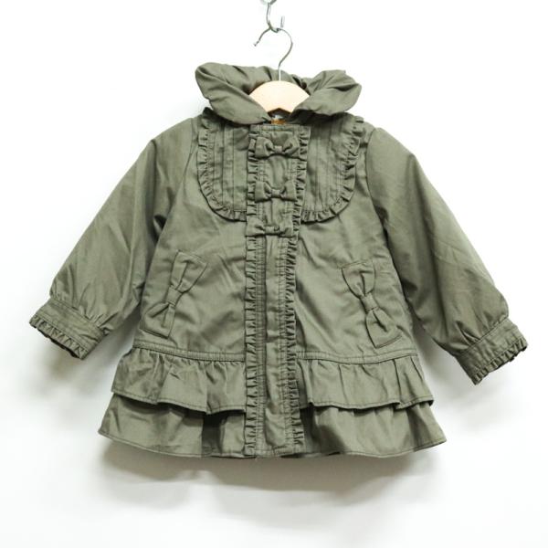 ■商品情報[管理番号]cu0750[ブランド]エニィファム（anyFAM）[対象]ベビー 女の子用[カラー]カーキ[素材]素材タグを撮影しておりますので、ご確認下さいませ。[表記サイズ]90[付属品]なし[状態・コンディション]ランク Bこ...