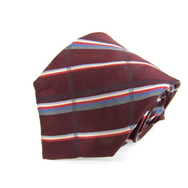 ■商品情報[管理番号]kb4692[対象]メンズ[カラー]ワインレッド[生産国]イタリア[素材]素材タグを撮影しておりますので、ご確認下さいませ。[サイズ]ネクタイ全長：約156cm大剣幅：約9.5cm小剣幅：約5cm[付属品]なし[状態・...