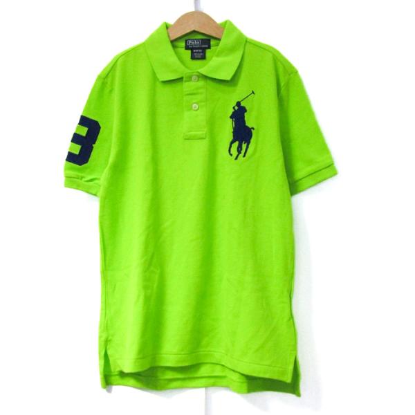 ■商品情報[管理番号]md55667[ブランド]ポロバイラルフローレン（Polo by Ralph Lauren）[対象]キッズ 男の子用[カラー]緑×紺[素材]素材タグを撮影しておりますので、ご確認下さいませ。[表記サイズ]M(10-12...