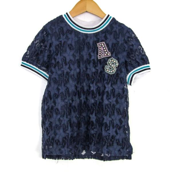 ■商品情報[管理番号]md56411[ブランド]アナスイミニ（ANNA SUI mini）[対象]キッズ 女の子用[カラー]紺×白[素材]素材タグを撮影しておりますので、ご確認下さいませ。[表記サイズ]L[付属品]なし[状態・コンディション...