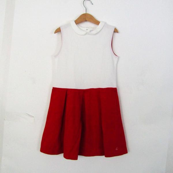 ■商品情報[管理番号]md56926[ブランド]プチバトー（PETIT BATEAU）[対象]キッズ 女の子用[カラー]ホワイト×レッド[素材]素材タグを撮影しておりますので、ご確認くださいませ。[表記サイズ]10ans/138cm[付属品...