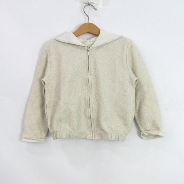 ■商品情報[管理番号]md57107[対象]キッズ 女の子用[カラー]白×ゴールド[素材]素材タグを撮影しておりますので、ご確認下さいませ。[表記サイズ]5/6 116cm[付属品]なし[状態・コンディション]ランク BこちらはUSED品に...