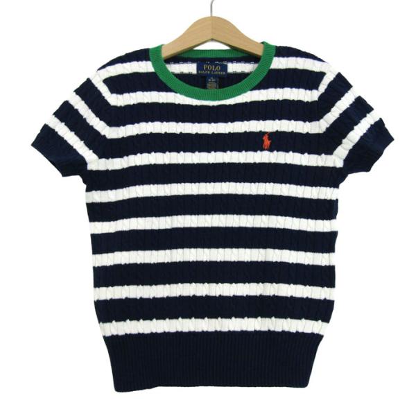 ■商品情報[管理番号]md59509[ブランド]ポロ・ラルフローレン（POLO RALPH LAUREN）[対象]キッズ 女の子用[カラー]ネイビー[素材]素材タグを撮影しておりますので、ご確認下さいませ。[表記サイズ]M(8-10)[付属...