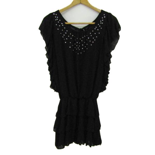 ■商品情報[管理番号]rs19364[対象]レディース[カラー]ブラック[素材]素材タグを撮影しておりますので、ご確認くださいませ。[表記サイズ]フリー[サイズ]肩幅：約33cm着丈：約74cm身幅：約44cm袖丈：約12cm[付属品]なし...