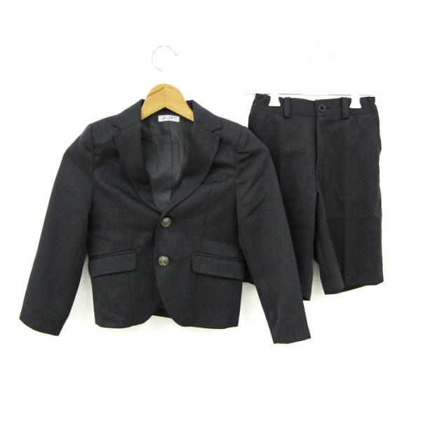 ■商品情報[管理番号]rs21012[対象]キッズ 男の子用[カラー]グレー[素材]素材タグを撮影しておりますので、ご確認下さいませ。[表記サイズ]120A[サイズ]肩幅：約29cm着丈：約47cm身幅：約38cmウエスト：約50cm股上：...