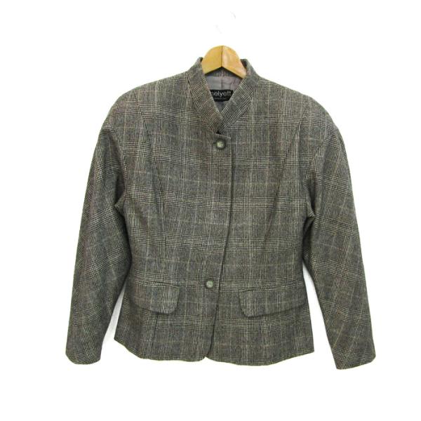 ■商品情報[管理番号]rs22153[対象]レディース[カラー]グレー[生産国]イタリア[素材]素材タグを撮影しておりますので、ご確認下さいませ。[表記サイズ]42[サイズ]肩幅：約54cm着丈：約61cm身幅：約44cm袖丈：約52cm[...