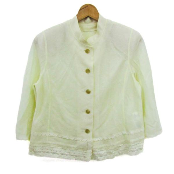 ■商品情報[管理番号]rs32059[対象]レディース[カラー]クリーム[生産国]日本[素材]素材タグを撮影しておりますので、ご確認下さいませ。[表記サイズ]11[サイズ]肩幅：約35cm着丈：約51cm身幅：約46cm袖丈：約41cm[付...