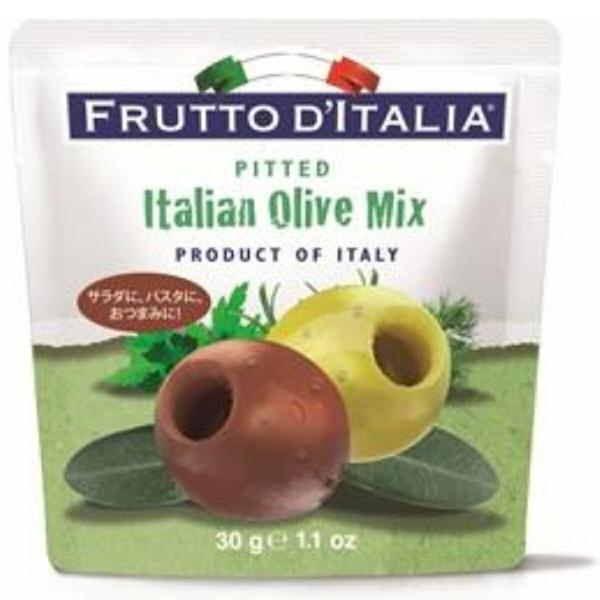 開封してそのままおつまみにしても、 お料理のトッピングとして食卓のいろどりにもお使いいただけます。商品名：フルットディタリア イタリア Italy ンオリーブミックス 種抜き /30g 常温配送でＯＫ ワイン wine との同梱可能 ラッピ...