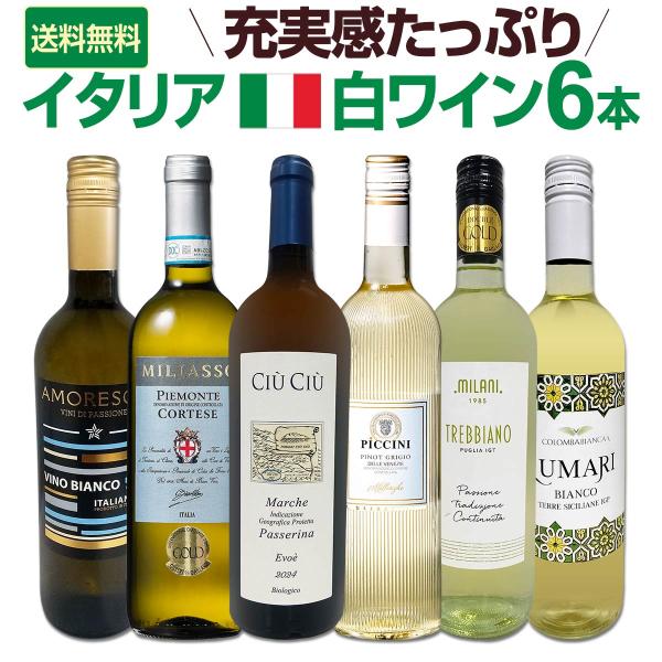 当店大人気≪チウ・チウ≫が地場品種パッセリーナから仕込む極旨に、ピエモンテの銘醸白ワイン[ガヴィ]を産み出す高級ブドウ品種コルテーゼの激旨!!そして!!フレッシュ＆フルーティーな味わいが人気の[ピノ・グリージョ]に、≪堂々のダブル金賞!≫人...