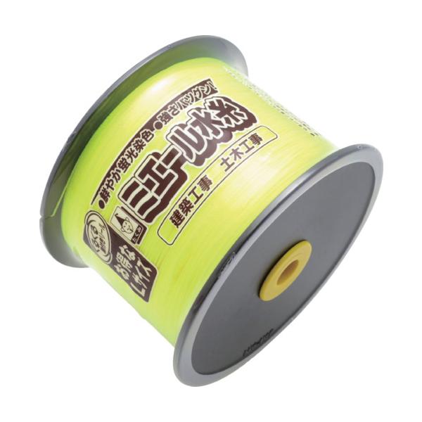 ●特長クルクル回る軸付きリールでスムーズな糸張りです。長時間垂れにくい蛍光色ナイロン水糸です。●用途土木、建築、一般測量用。■仕様・規格 軸付リール巻色：蛍光イエロー糸太さ(mm)：約0.5糸長さ(m)：1000リールサイズ(mm)：直径9...