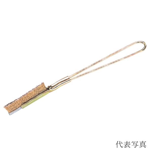 ●用途金属表面クリーニング及びメンテナンス作業に■仕様・規格種別：ユニスチール(ワイヤ真鍮メッキ)線径(mm)：0.17植付(ｍｍ)：65毛丈(mm)：15全高(mm)：22全長(mm)：215重量(g)：50
