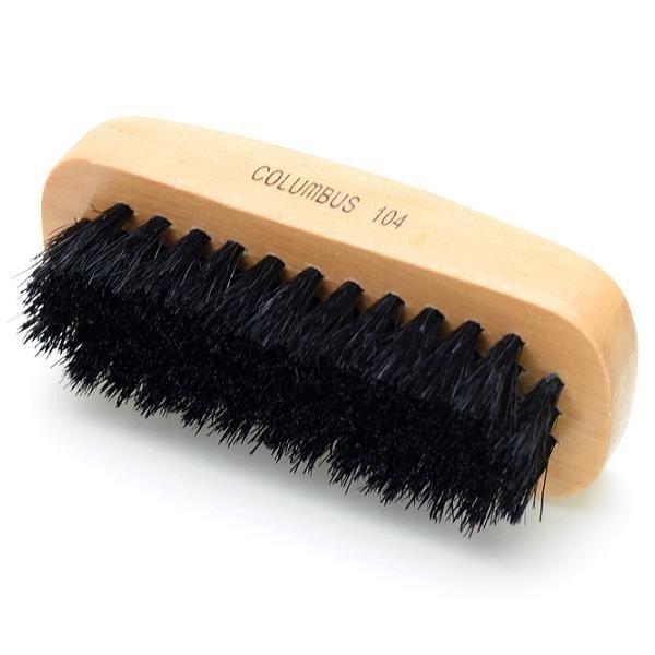 COLUMBUS　コロンブス　104　ブラシ　豚毛使用 長さ9cm【お取り寄せ製品】【靴磨き 靴汚れ落とし 】