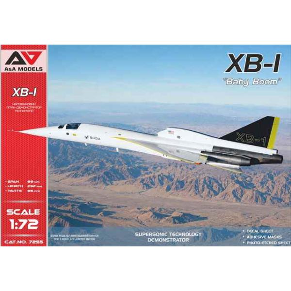 XB-1は超音速輸送機であるブーム・オーバーチュア開発の一環として、アメリカで設計された3分の1スケールの3発ジェット超音速デモンストレーターです。1,900kmを超える範囲でマッハ2.2を維持することが計画されているXB-1は軽量の複合材...