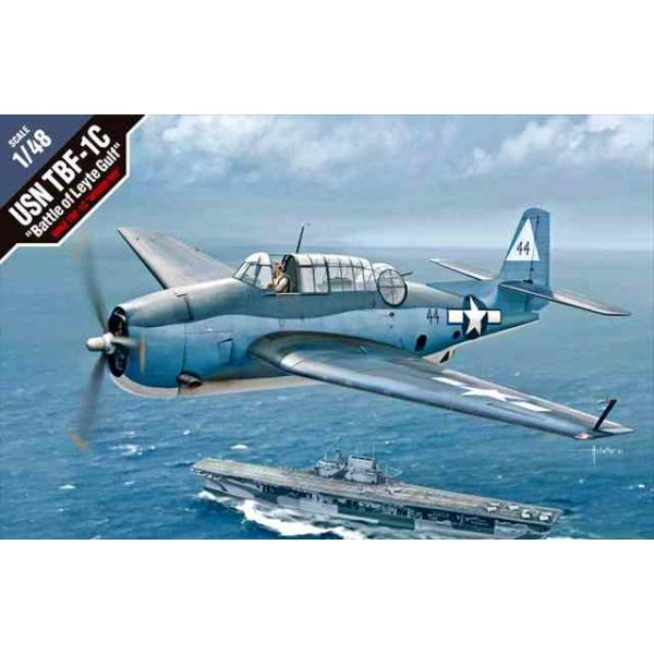 アキュレット1996年新金型キット現在はアカデミー社のブランドで発売されています。 アカデミー 1/48  TBF-1C アベンジャー  レイテ沖海戦 プラモデル 12340