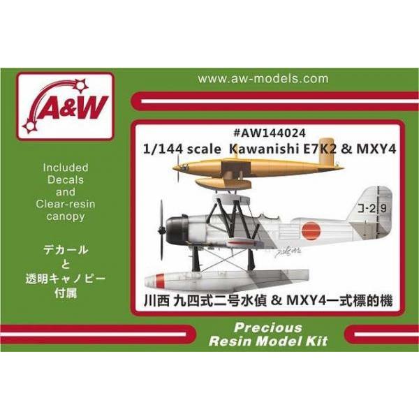実機解説：昭和9年5月に制式採用された九四式水上偵察機を、空冷の「瑞星」エンジンに換装した九四式二号水偵。安定性、操縦性、凌波性共に抜群の成績を示し、複葉三座水偵の最高傑作機と賞讃された。昭和17年5月、無線操縦の動力付標的飛行機　MXY4...