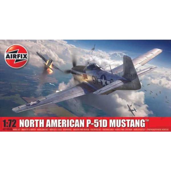 1944年に英空軍・第 505 戦闘飛行隊のジョセフ L サーリー中佐が操縦した機体を再現可能となっています。エアフィックス 1/72 ノースアメリカン P-51D マスタング プラモデル AX1004Bクレオス扱い 2024.5.14入荷...