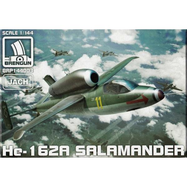 ブレンガン新製品・【新金型】144スケールでHe-162A ザラマンダーを再現キットは大変小さいキットですが、ザラマンダーの特徴をよくとらえています、1/144のB-17と組み合わせたりと楽しみが膨らみます。是非お試しください。ブレンガン ...